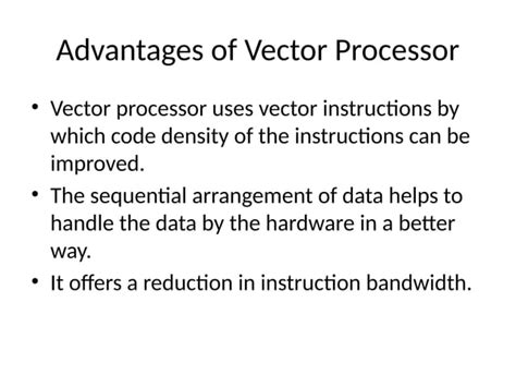 Vector Processor Conceptofacaar Pptx Ppt