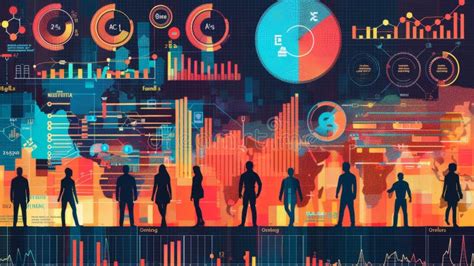 Business Analytics And Data Visualization Concept With Diverse Team