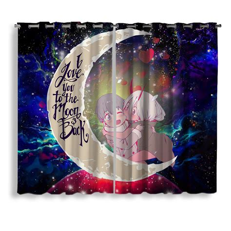 Hiro Zero Two Darling In The Franxx Galaxy Window Curtain Animebape