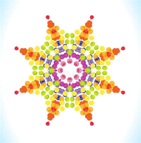 Vector Watercolor Wreath With Colorful Rainbow Blobs Stock Vector Illustration Of Drawing