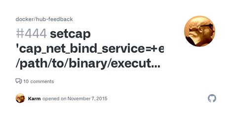 Setcap Capnetbindserviceep Pathtobinaryexecutable Has