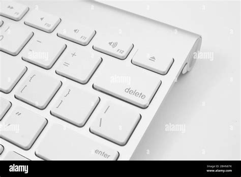 Delete Key On Keyboard Stock Photo Alamy