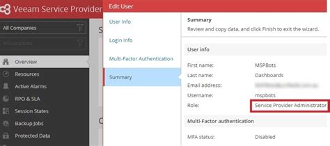Veeam Service Provider Console Integration Setup Mspbotsai