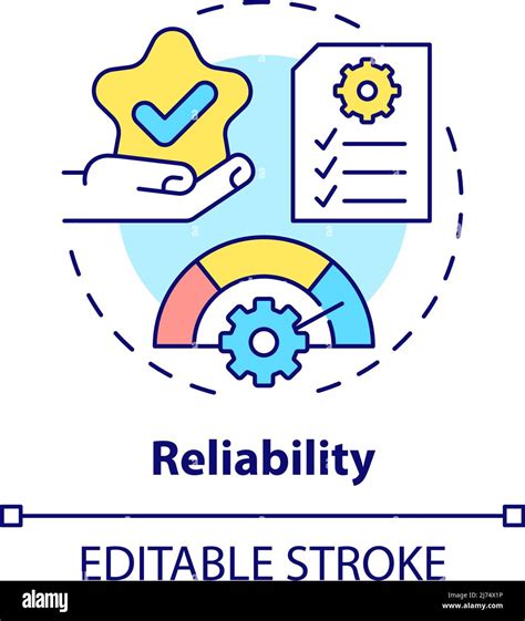 Reliability Concept Icon Stock Vector Image And Art Alamy