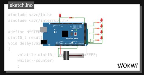 Intensidad De Un Led Con PWM Wokwi ESP32 STM32 Arduino Simulator
