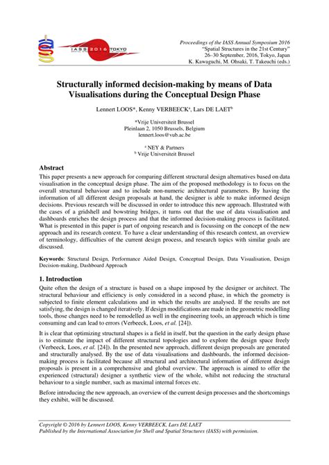 Pdf Structurally Informed Decision Making By Means Of Data Visualisations During The