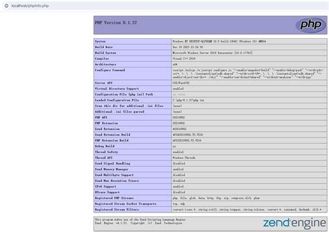 在 Windows 10 中升级 Php 至版本 81 永夜