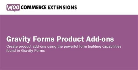 Woocommerce Gravity Forms Product Add Ons 367 Nulled Gpl Suite