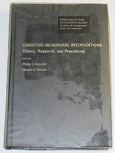 Cognitive Behavioural Interventions Theory Research And Procedures