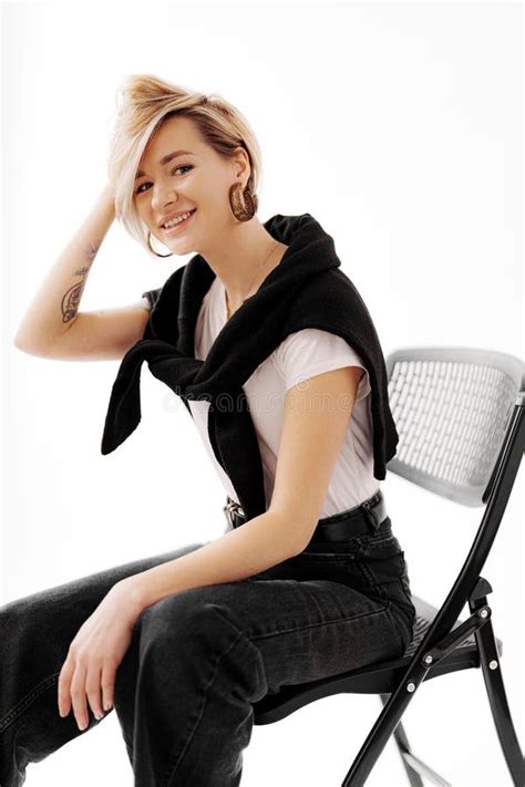 Radiant Smile With A Chic Stock Image Image Of Lifestyle 300592427