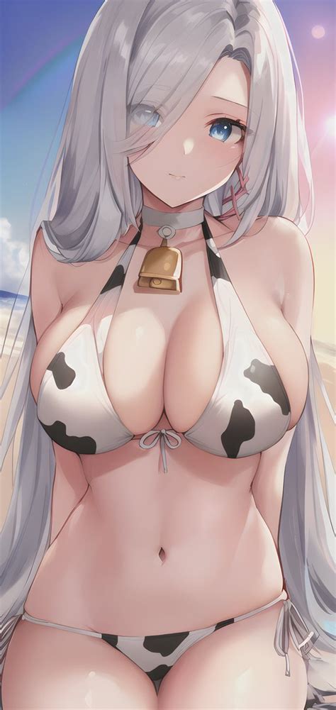 セラフ on Twitter Day 9 Shenhe swimsuit stablediffusion AIart Ganyu