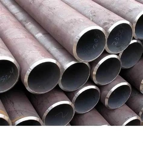 Black Ms Erw Pipe Thickness 2 77mm To 100mm Material Grade Mild
