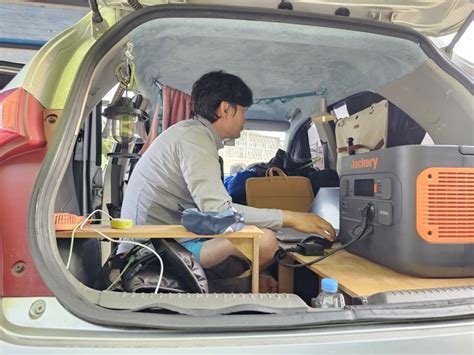 노지 차박 캠핑 준비물 잭커리 캠핑용 파워뱅크 2000pro 태양광패널 충전으로 전기 무한리필 네이버 블로그