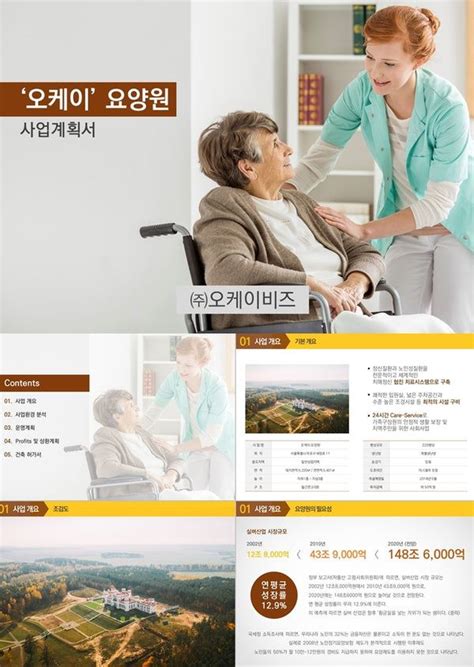 요양원 사업계획서 계획서 Ppt 템플릿 오케이비즈폼 사업계획서 제안서 소개서 샘플 다운로드 Baseball