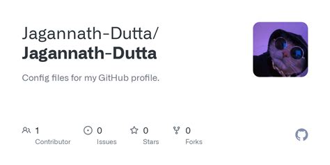 Github Jagannath Duttajagannath Dutta Config Files For My Github