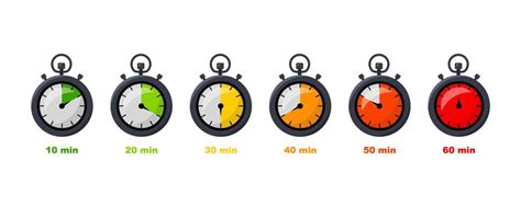 Premium Vector Timer Clock Stopwatch Icons Set Countdown Timer Symbol Icon Set Vector Illustration