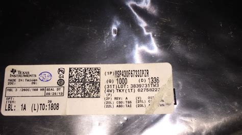 MSP F IDWR Texas Instruments Embedded Microcontrollers SOIC At Rs In Mumbai