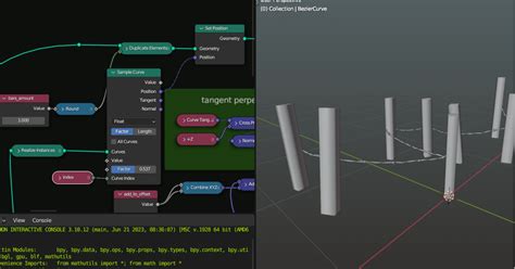 Is It Possible To Make Multiple Splines To Be Sampled In A Sample Curve Node Blender Stack