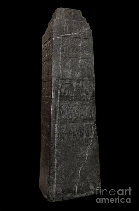 Black Obelisk Of King Shalmaneser Iii By Science Photo Library