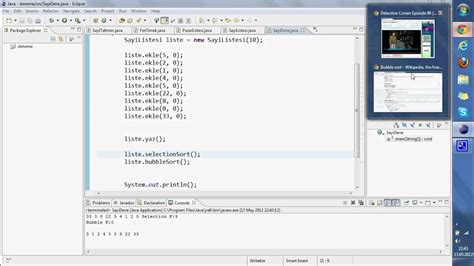 sıfırdan java 25 bubble sort devam ediyor youtube
