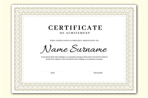 Stock Certificate Pattern Border Vectors And Illustrations For Free Download