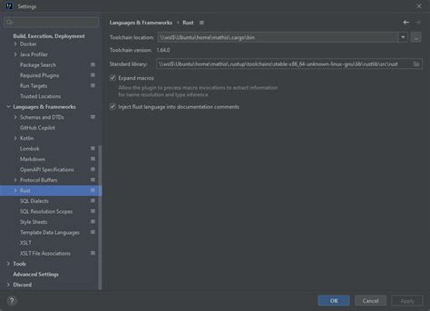 Run Rust Project On Win11 With A Linux Environment · Issue 9467 · Intellij Rustintellij Rust