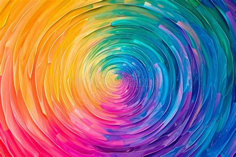 Colorful Background Bursting With An Array Of Colors Concentric