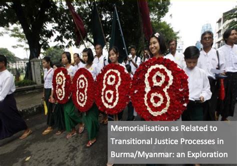 Memorialisation As Related To Transitional Justice Processes In Burma Myanmar An Exploration