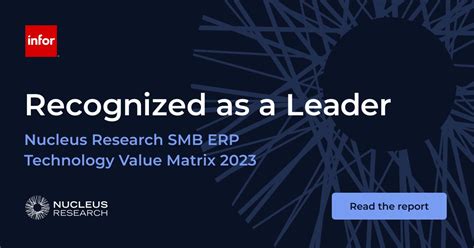 Nucleus Research Smb Erp Technology Value Matrix 2023 Guide Technologies