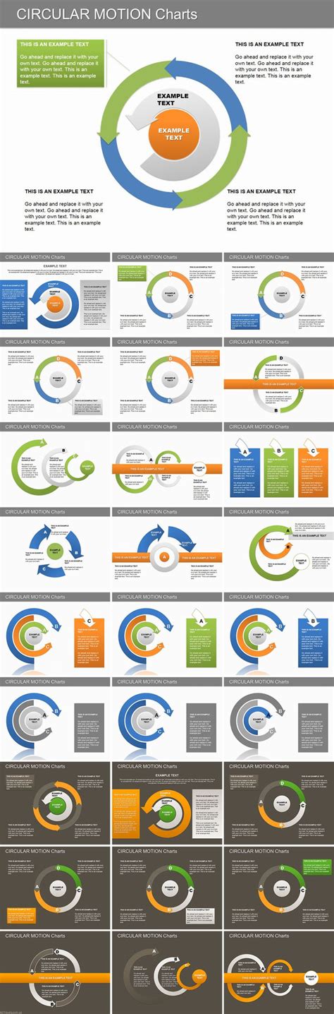 Circular Motion PowerPoint Charts Template Presentation Powerpoint Charts Powerpoint Chart