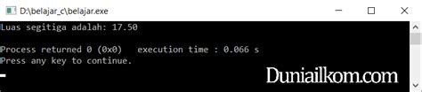 Cara Membuat Fungsi Function Bahasa C Duniailkom