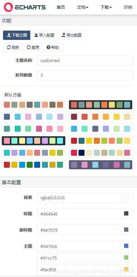 Echarts 更改各种颜色大全echarts颜色 Csdn博客