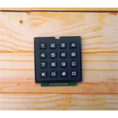 Jual Keypad Timbul Keyboard 4x4 Matrix Key Switch Push Button Arduino