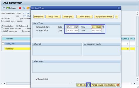 Sap Basis Rescheduling Background Job