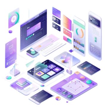 User Interface And Web Design Concept Set Web Profile Online PNG Transparent Image And