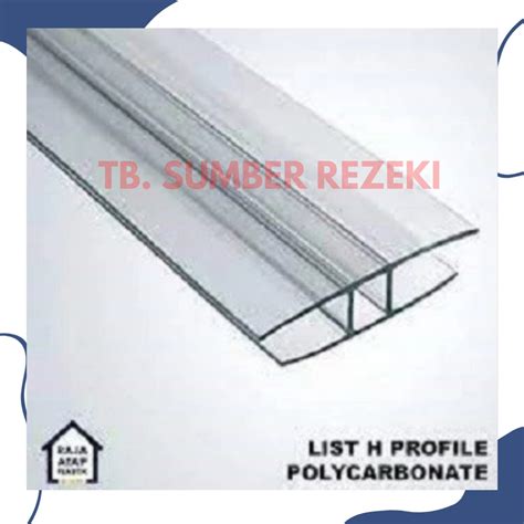 Jual Sambungan Profil H Sambungan Solarflat Sambungan Polikarbonat Shopee Indonesia