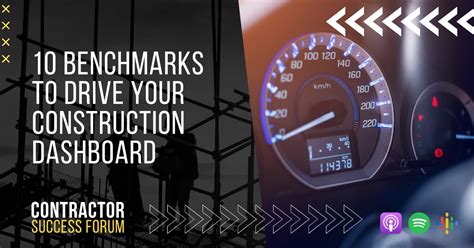 10 Benchmarks To Drive Your Construction Dashboard Contractor Success