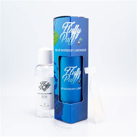 Рідина Fluffy Puff Organic Blue Raspberry Lemonade 60ml 6mg набір компонентів купити в Києві