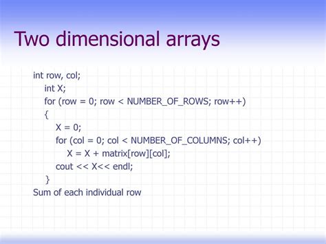 Basic Array Definition Ppt Download