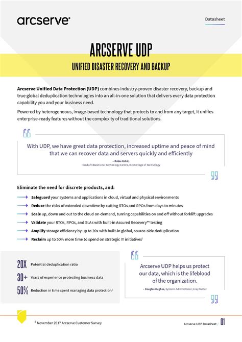 Arcserve Udp Datasheet Arcserve