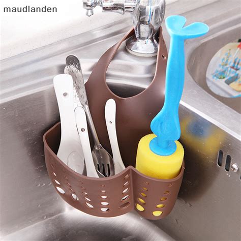 Ma แบบพกพาห ้ องครัวแขวนท ่ อระบายน ้ ําตะกร ้ า Bath Storage Gadget เครื ่ องมืออ ่ างล ้ างจาน