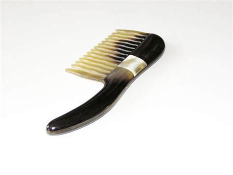 Tortoise Hair Comb Etsy Tortoise Hair Cow Horns Comb