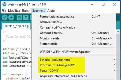 Accendere Un LED Tramite Pulsante Con Arduino Lelezapp