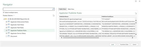 Audit Applocker Rules And Export To Excel