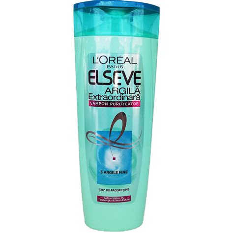 Sampon Loreal Paris Elseve Argila Extraordinara Pentru Par Normal Spre Gras 400 Ml