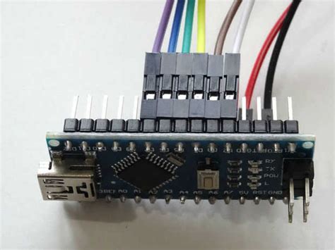 Arduino Nano Conectado Directamente A Pantalla De LCD X Con Visuino Paso Conectar Al