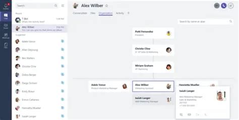 How To Use The Organization Chart In Microsoft Teams
