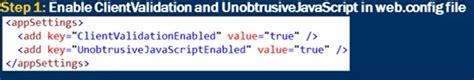 Dotnet Client Side Validation In Aspnet Mvc