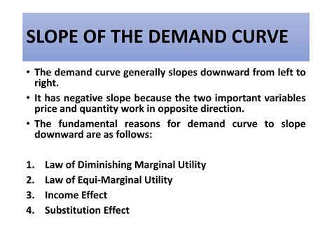 Lec Slope Of The Demand Curve PPT