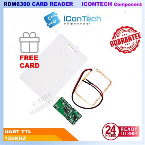 Rdm6300 125khz Rfid Card Reader Module Arduino Accesosories Shopee Malaysia